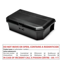 Rotech NG Mouse Box & Bait Warning Label (100 Pack) - Misprint On Boxes ...