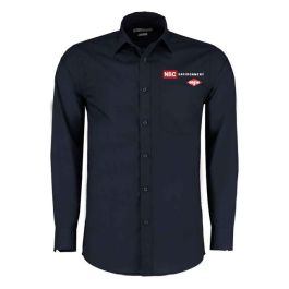 NBC Men's Long Sleeve Shirt - Navy - 1env Solutions